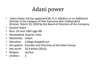 Adani Power LTD | PPTX