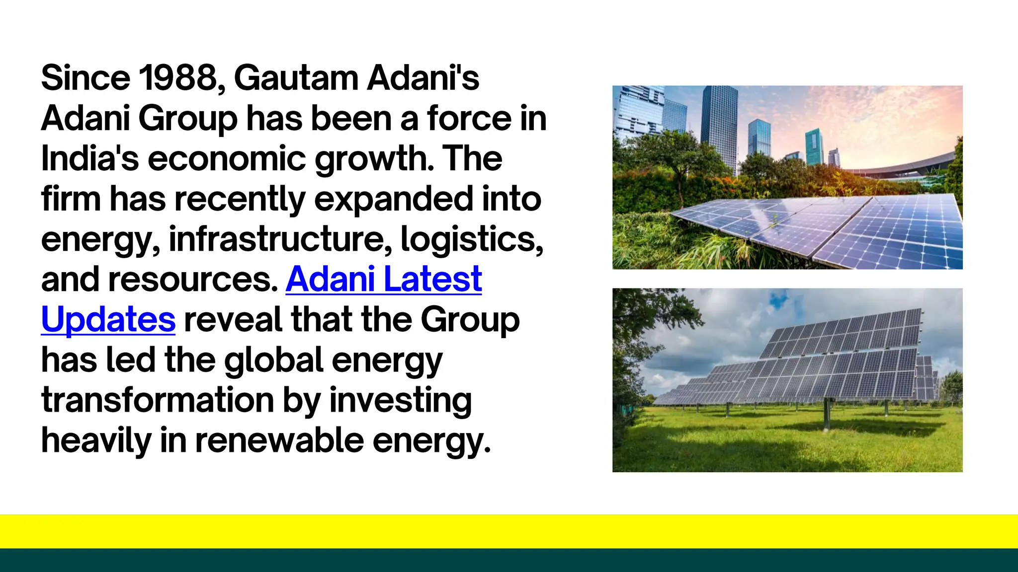 Adani and the Energy Transition Updates on Renewable Investments | PPTX