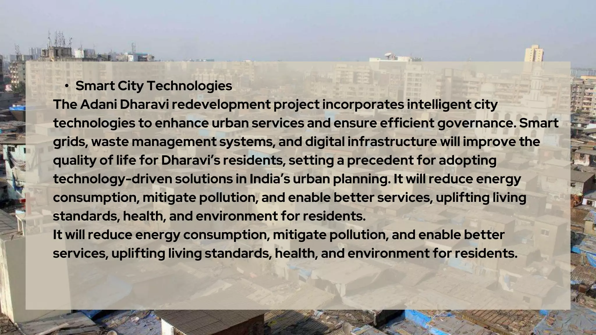 Adani Dharavi redevelopment is a model for India’s Urban change | PPTX