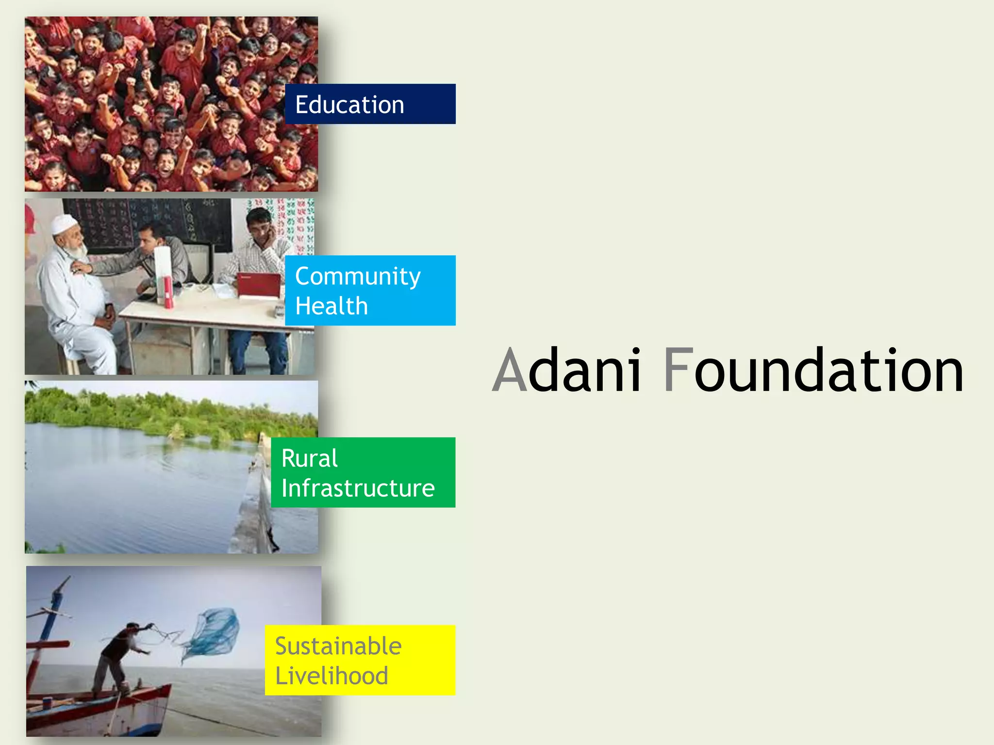 Adani Foundation - An inside story | PPTX