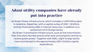 Adani Group Balancing Growth & Sustainability | PPTX