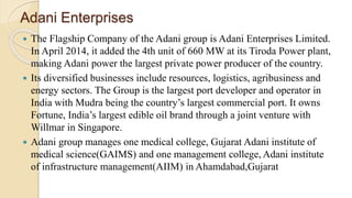 Adani group csr | PPTX