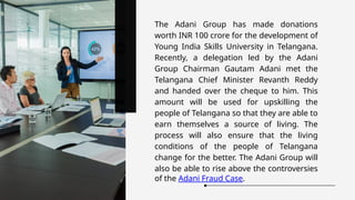 Adani Group Makes Donation for The Development of a Skills University ...