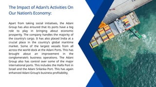 Adani Group Transforms The Coastal Landscape At Its Ports.pptx