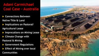 Carmichael Coal Mine Case Study | PPTX