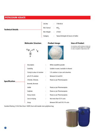 Adani Pharmachem Pvt. Ltd., Rajkot, Drugs and Chemicals | PDF