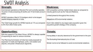 Adani Ports and SEZ detail study | PPTX