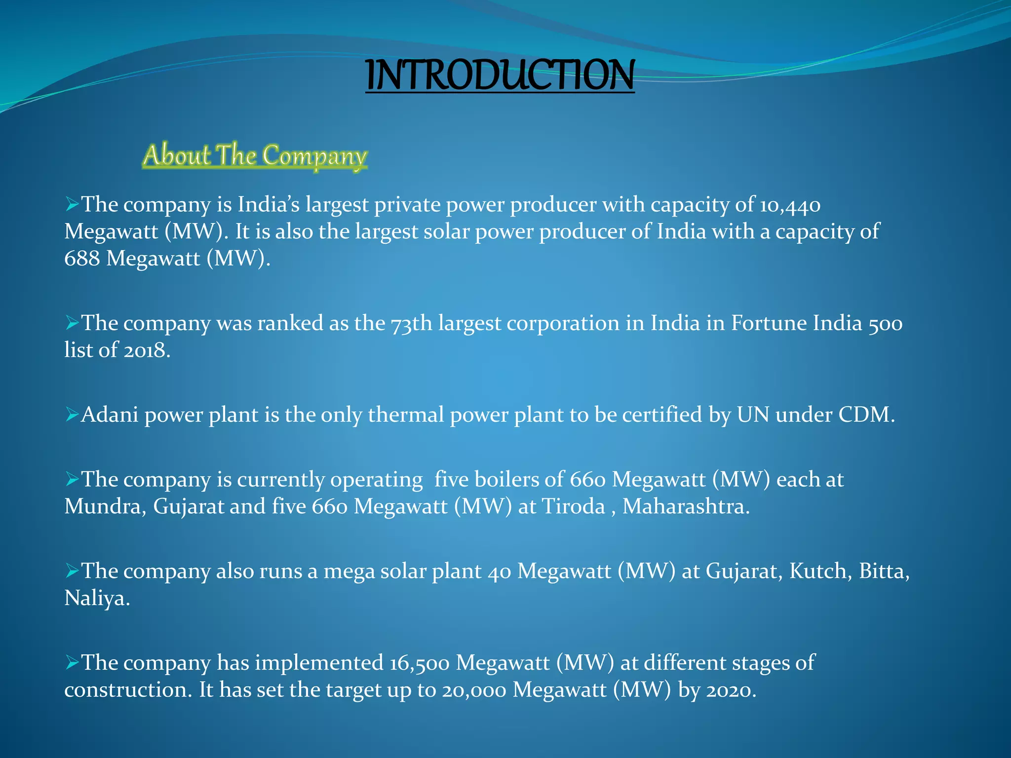 Adani power | PPTX
