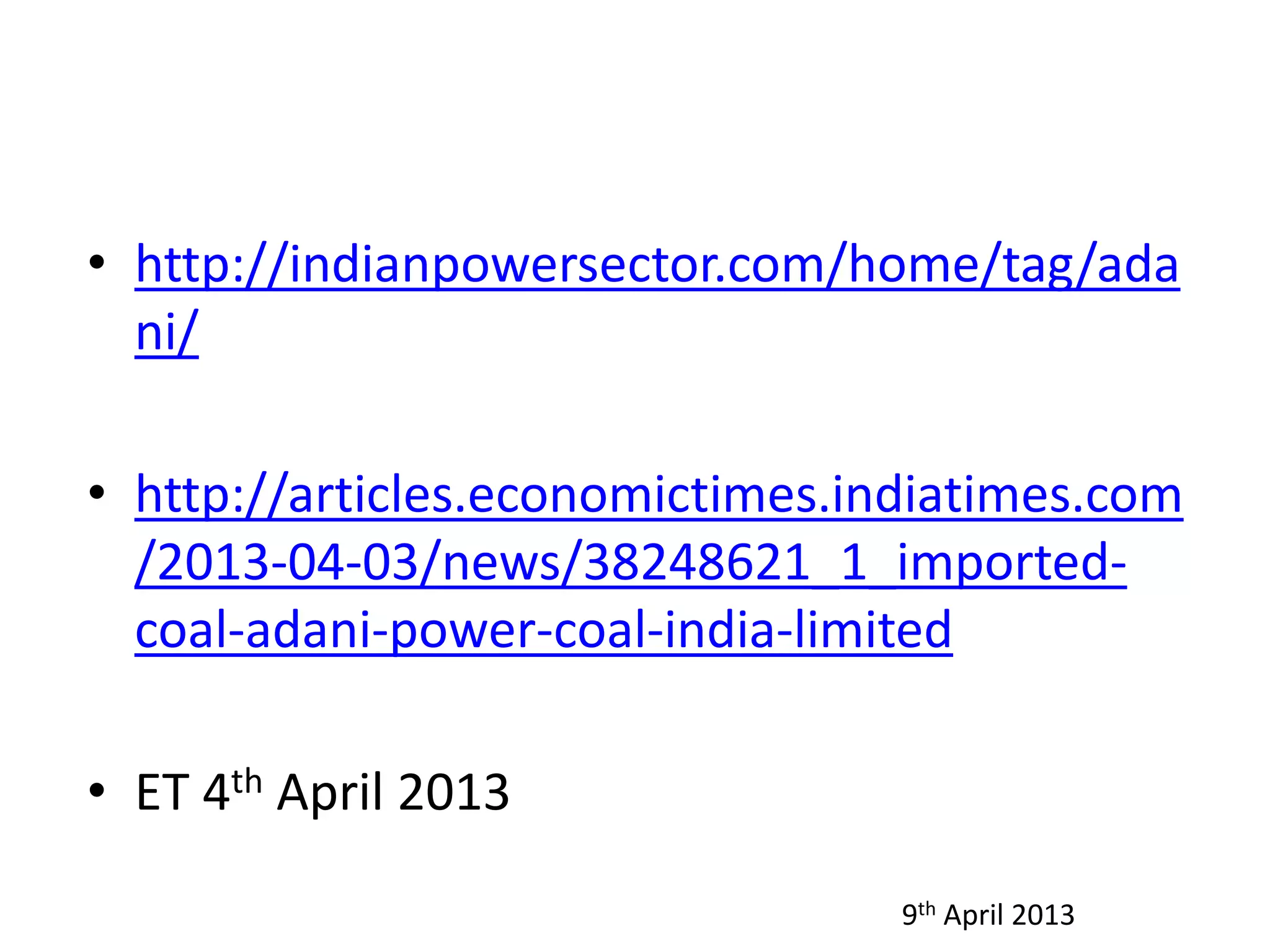 Adani power case study | PPTX | Power and Energy Industry | Industries