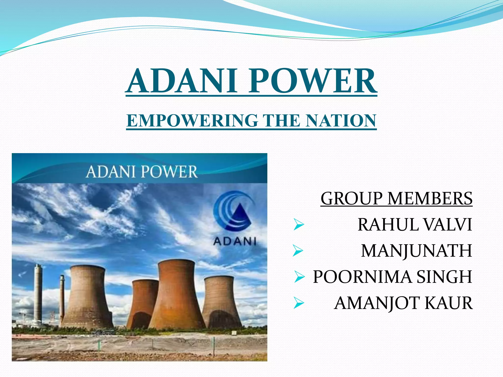 Adani power plant | PPTX