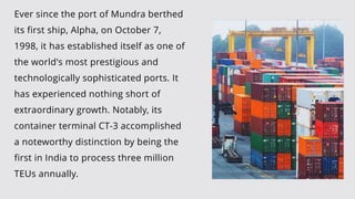 Adani's Mundra Port Sets New Record By Docking The Largest Container ...