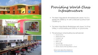 Adani Vidya Mandir | PPTX | Professional School | Postgraduate Education