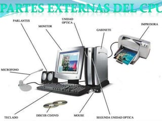 Partes Externas y Internas del Cpu | PPTX