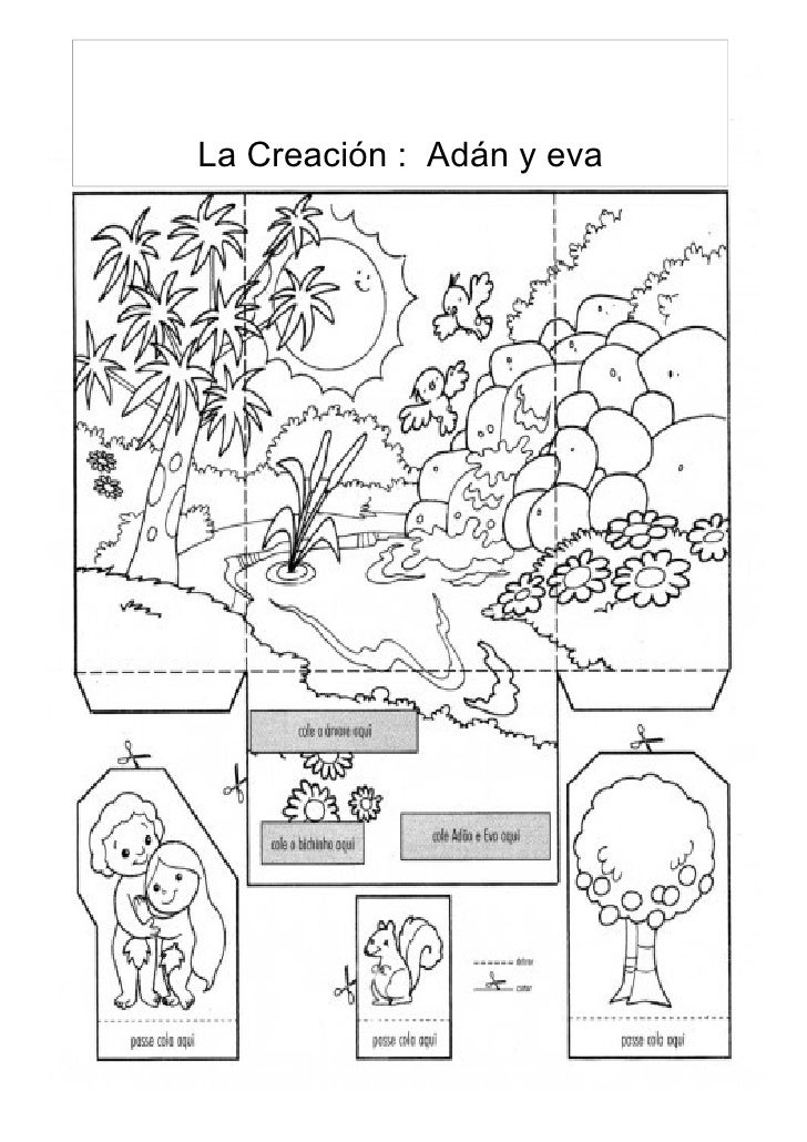 Adan y eva , actividades