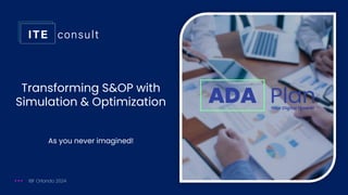 ADAPLAN DIgital Planner - Simulation-Based Presentation | PPT