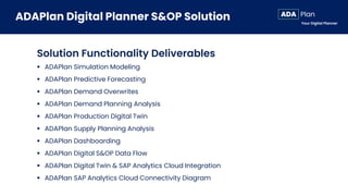 ADAPLAN DIgital Planner - Simulation-Based Presentation | PPT