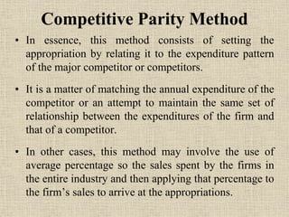 Ad Appropriation and Budgeting | PPTX