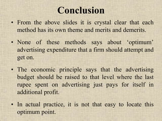 Ad Appropriation and Budgeting | PPTX