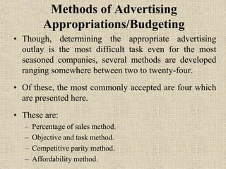 Ad Appropriation and Budgeting | PPTX