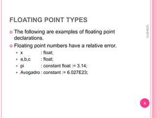 ADA programming language | PPTX