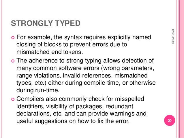 ADA programming language ADA programming language