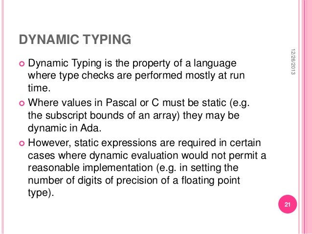 ADA programming language