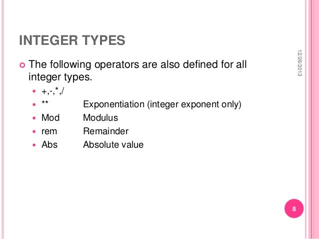 ADA programming language