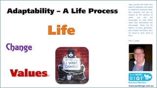 Adaptability - A Life Process | PDF