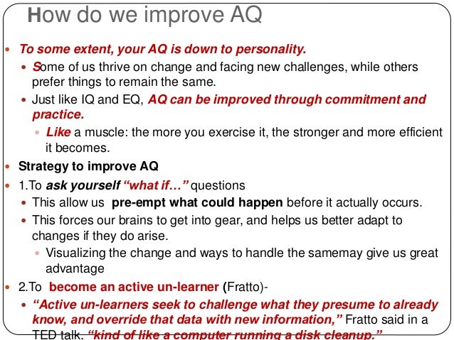 Adaptability quotient (aq) | PPTX