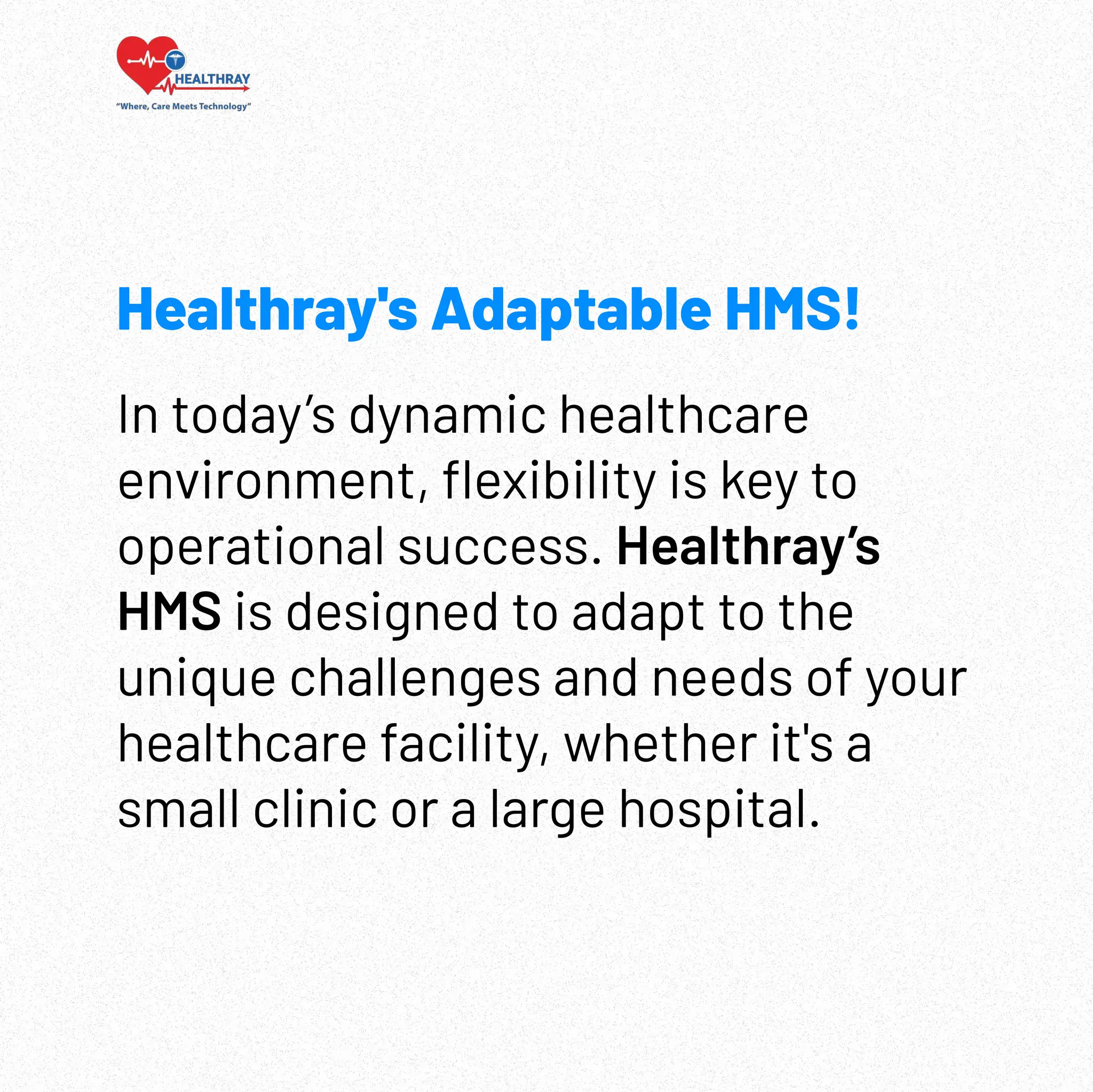Healthray's Adaptable Hospital Management System (HMS) | PDF
