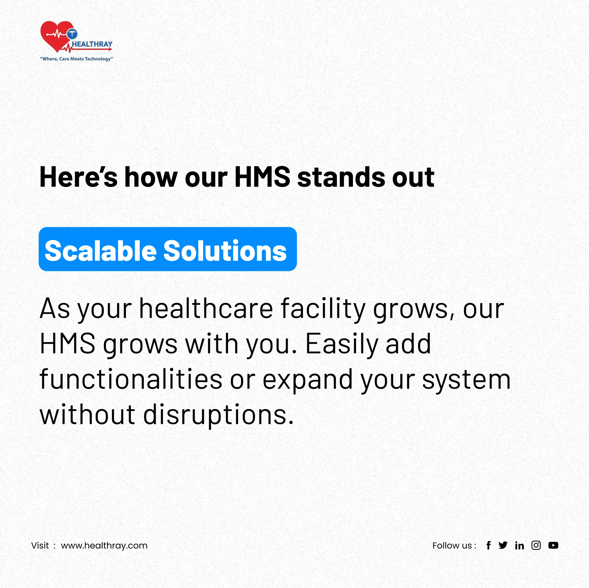 Healthray's Adaptable Hospital Management System (HMS) | PDF