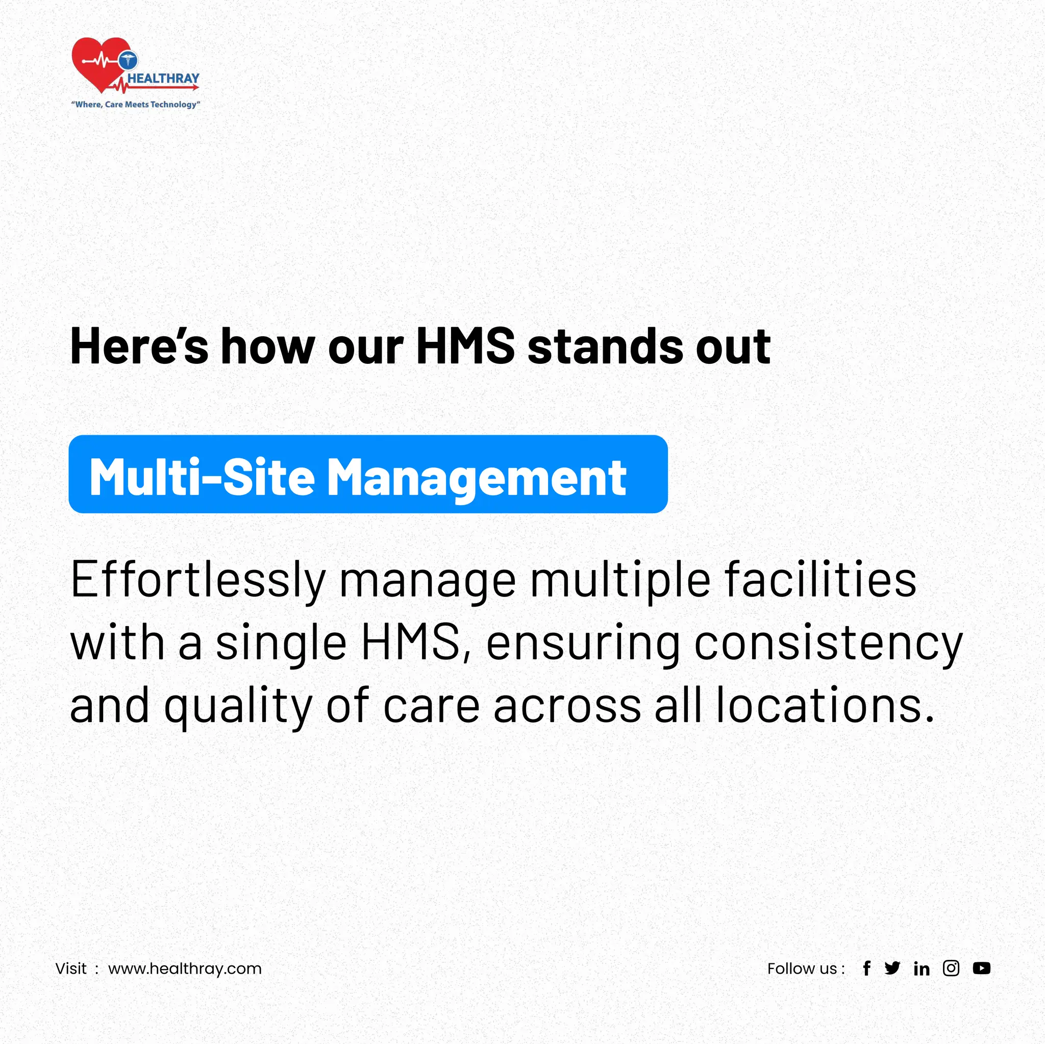 Healthray's Adaptable Hospital Management System (HMS) | PDF