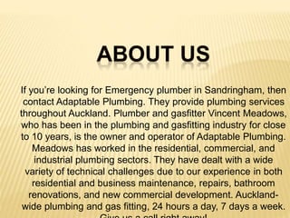 Best Emergency plumber in Sandringham | PPT