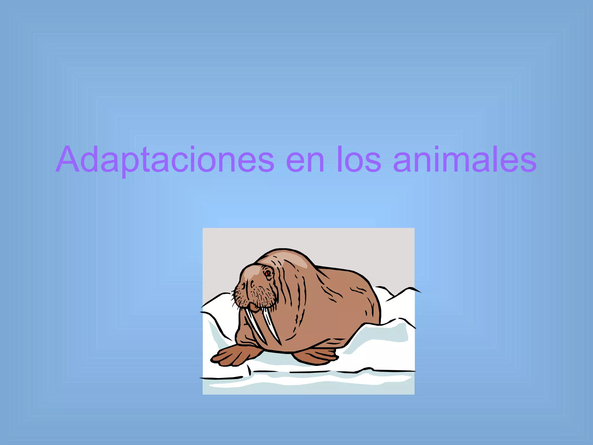 Adaptaciones en los seres vivos | PPT