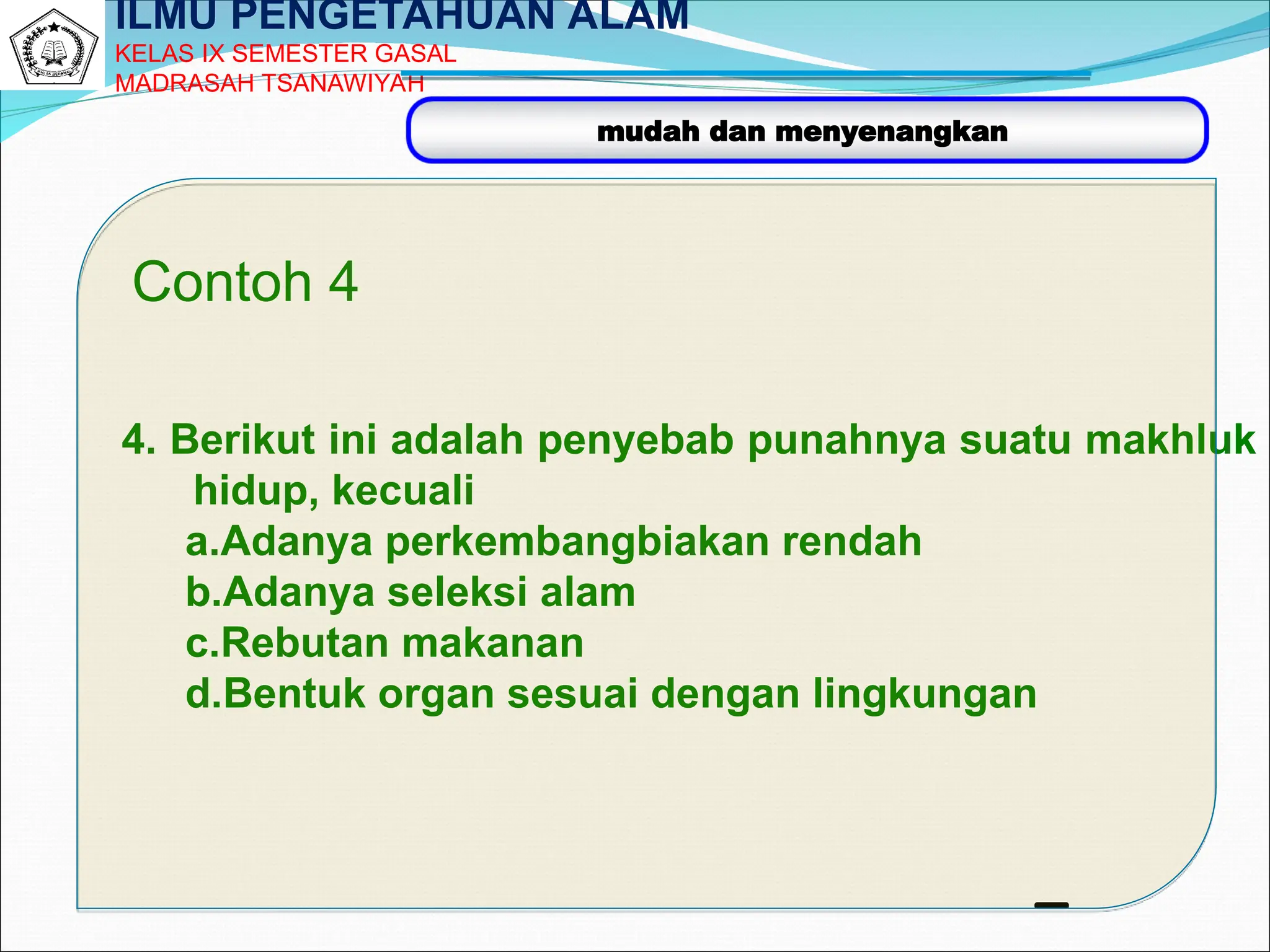 Adaptasi Pada Makhluk Hidup Terhadap Lingkungan.ppt