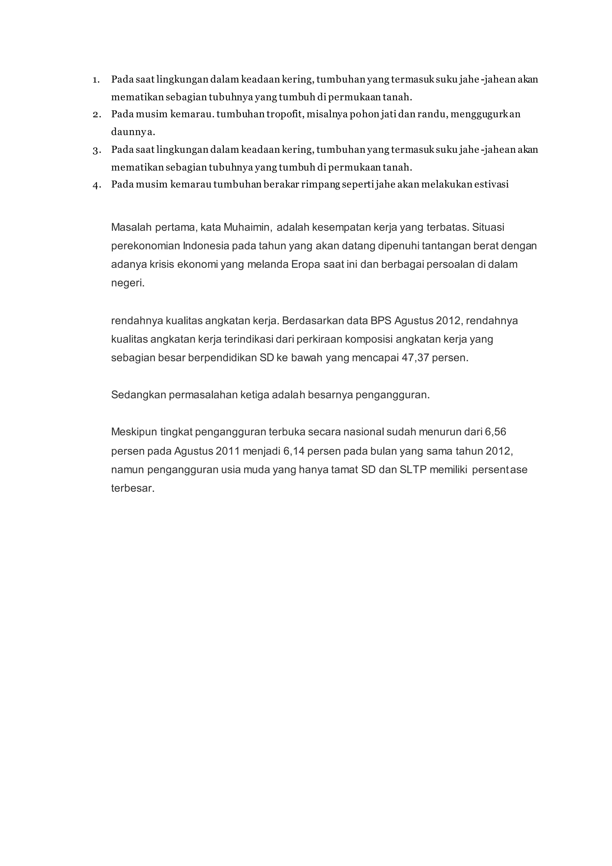 Adaptasi morfologi pada hewan | DOCX