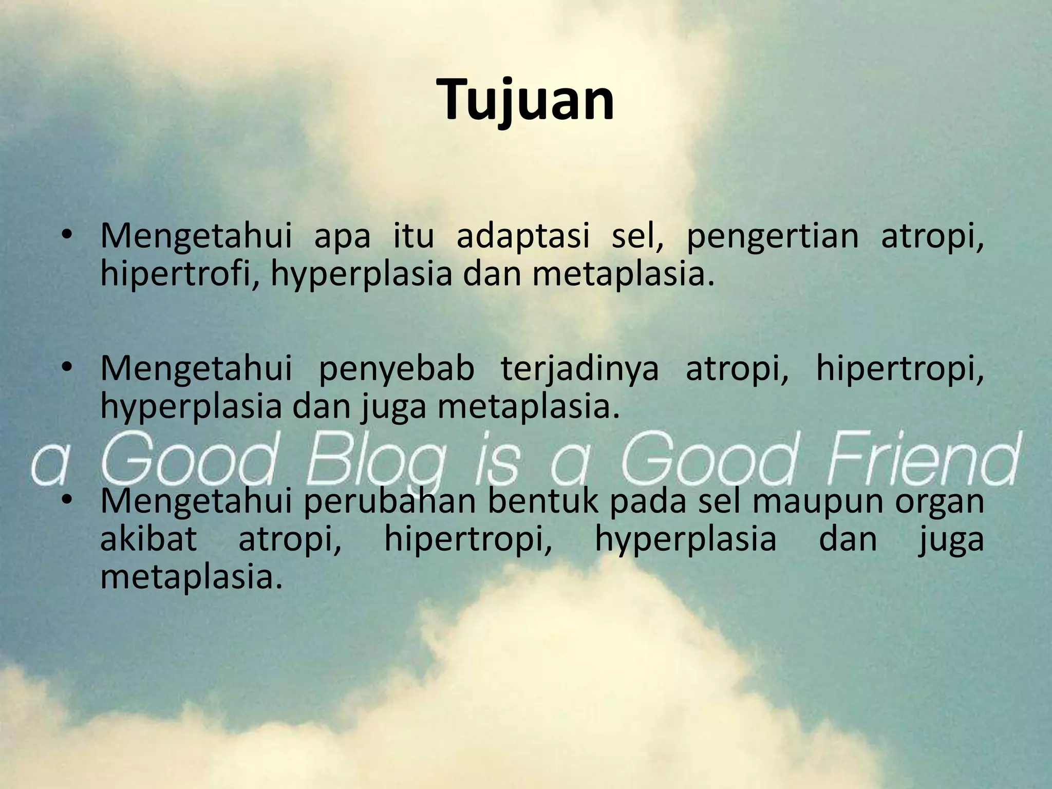 ppt Adaptasi sel | PPTX