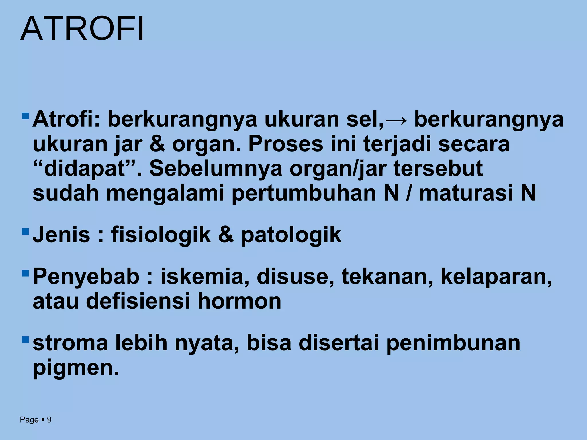 Adaptasi sel __jejas_sel__fkg | PPT