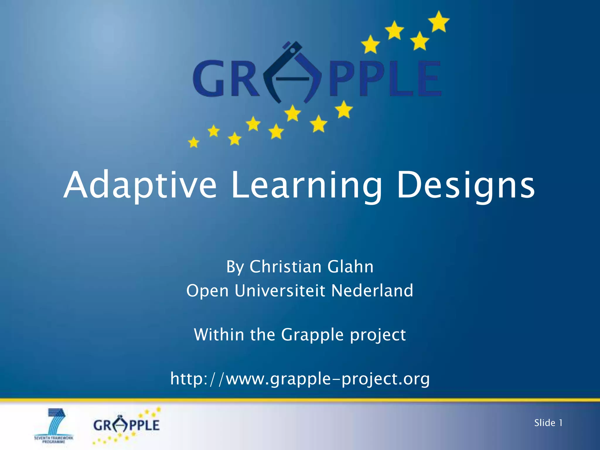 Adaptative Learning Designs | PPT