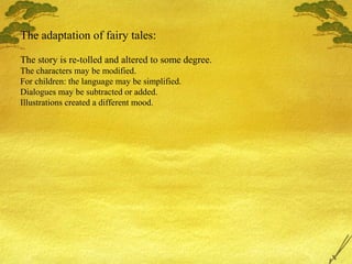 Adaptation approach literature | PPT