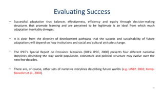 Successful Adaptation to Climate Change | PPTX