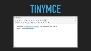 Адаптация TInyMCE редактора под нужды клиента by Vitaly Nikolaev | PDF