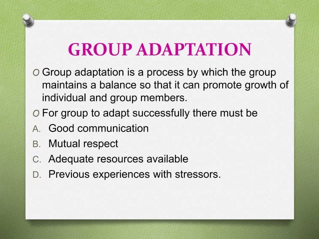 Adaptation and maladaptation, Crisis, stress and defense mechanism ...