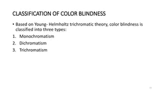 Adaptation,Color vision & Errors of Refraction | PPT