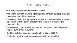 Adaptation,Color vision & Errors of Refraction | PPT