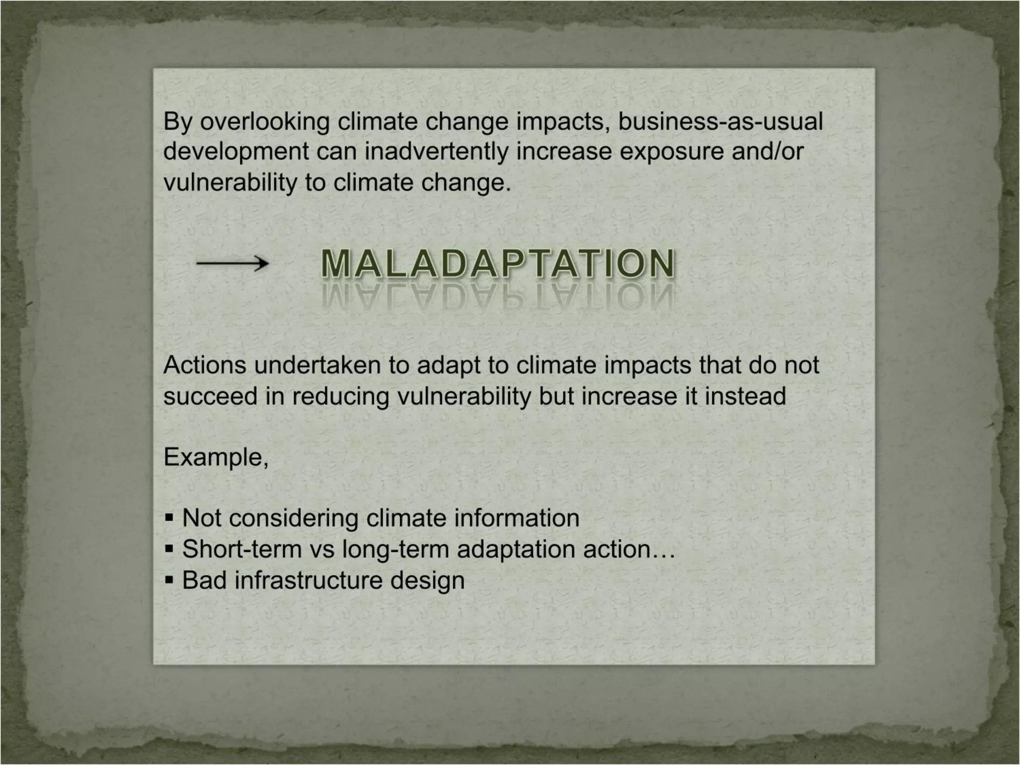 Adaptation vs. Development Debate | PPT