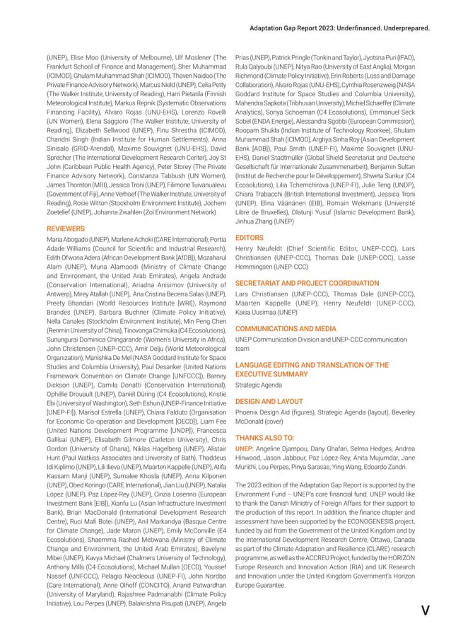 UNEP Climate Adaptation Gap Report 2023 | PDF