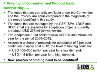 Overview of Climate Finance mechanisms for Adaptation | PPT