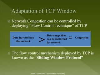 Adaptation of tcp window | PPSX