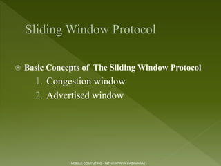 Adaptation of tcp window | PPSX